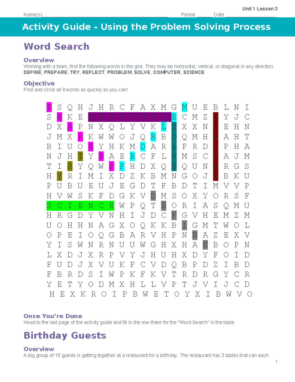 Design 123 - Try your best copy after meee - Unit 1 Lesson 3 - Studocu