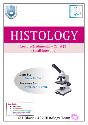 Lec 3- Large Intestine - Simple to understand notes - HISTOLOGY GIT ...