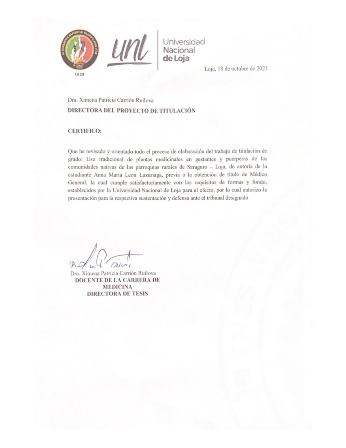 Certificado tesis - FBFGB - lengua - Studocu