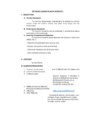 Format-A-J - DETAILED LESSON PLAN IN School: Saban Elementary School ...