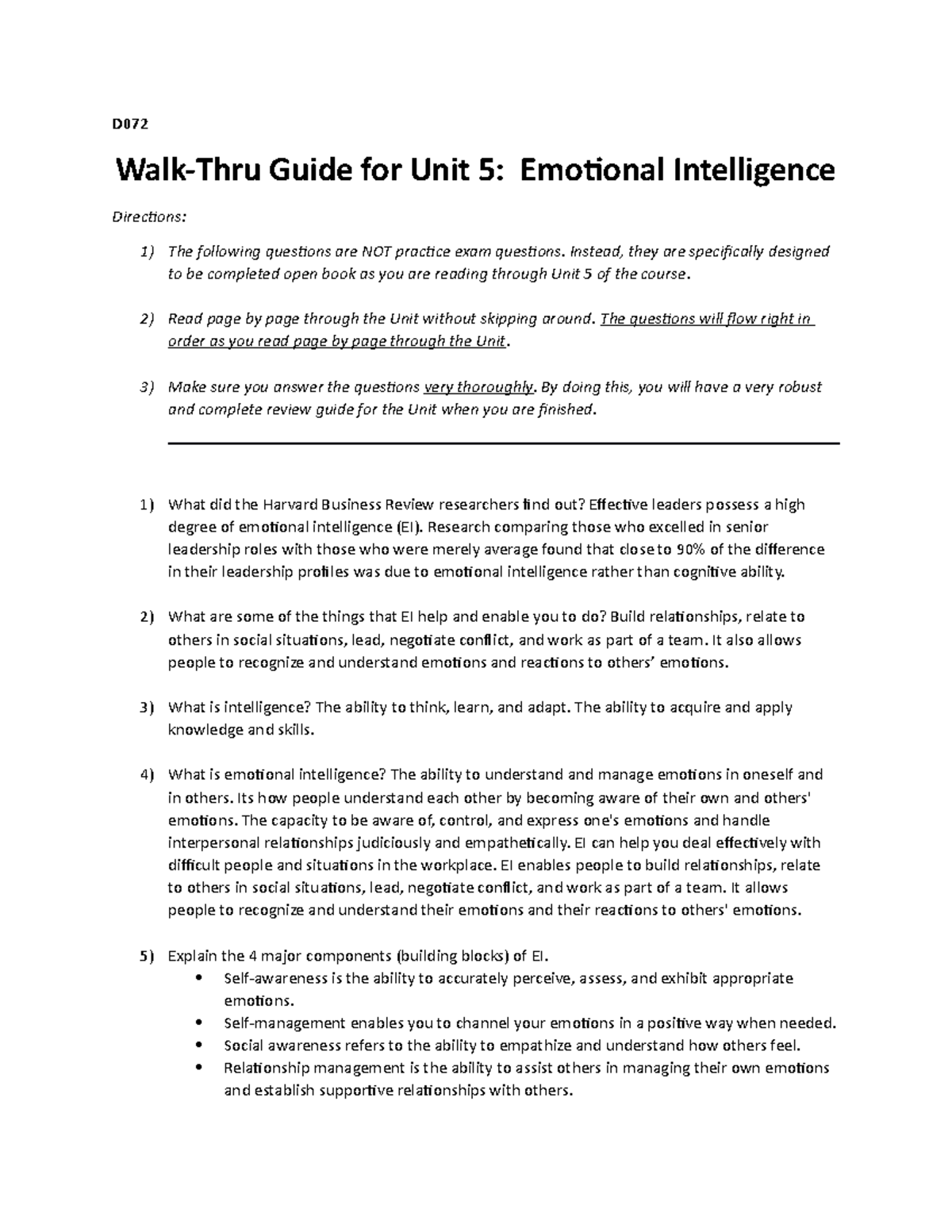 D072 Unit 5 Walk-Thru Guide - EI - D Walk-Thru Guide for Unit 5 ...