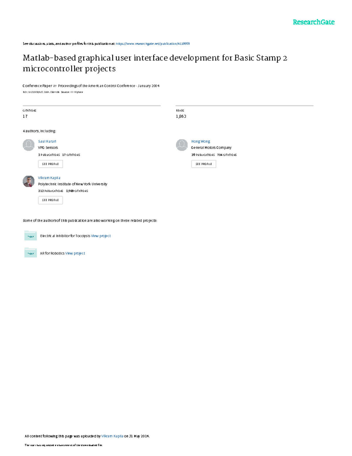 BS2Matlab Paper - Lecture notes - See discussions, stats, and author ...