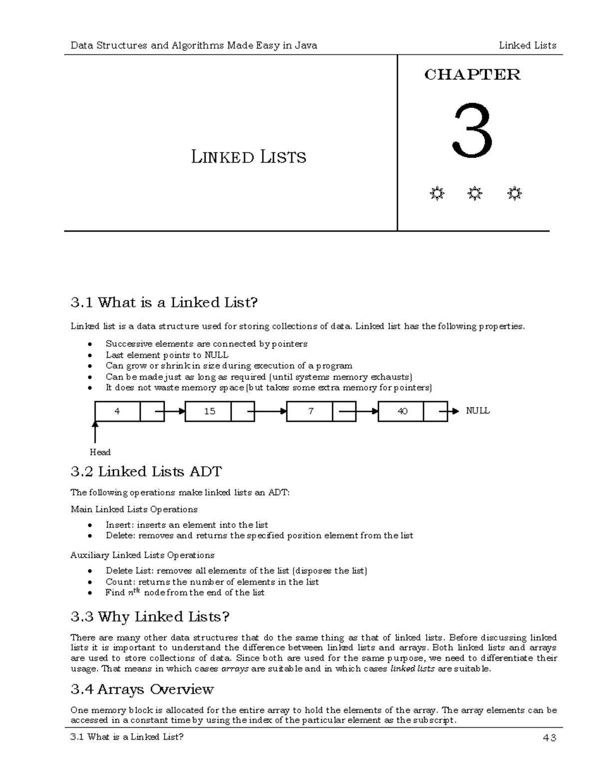 Sample Data Structures and Algorithms Made Easy - Java - 3 What is a ...