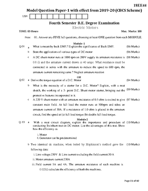 21EE44- Assignment 2 with Copo - THE OXFORD COLLEGE OF ENGINEERING ...