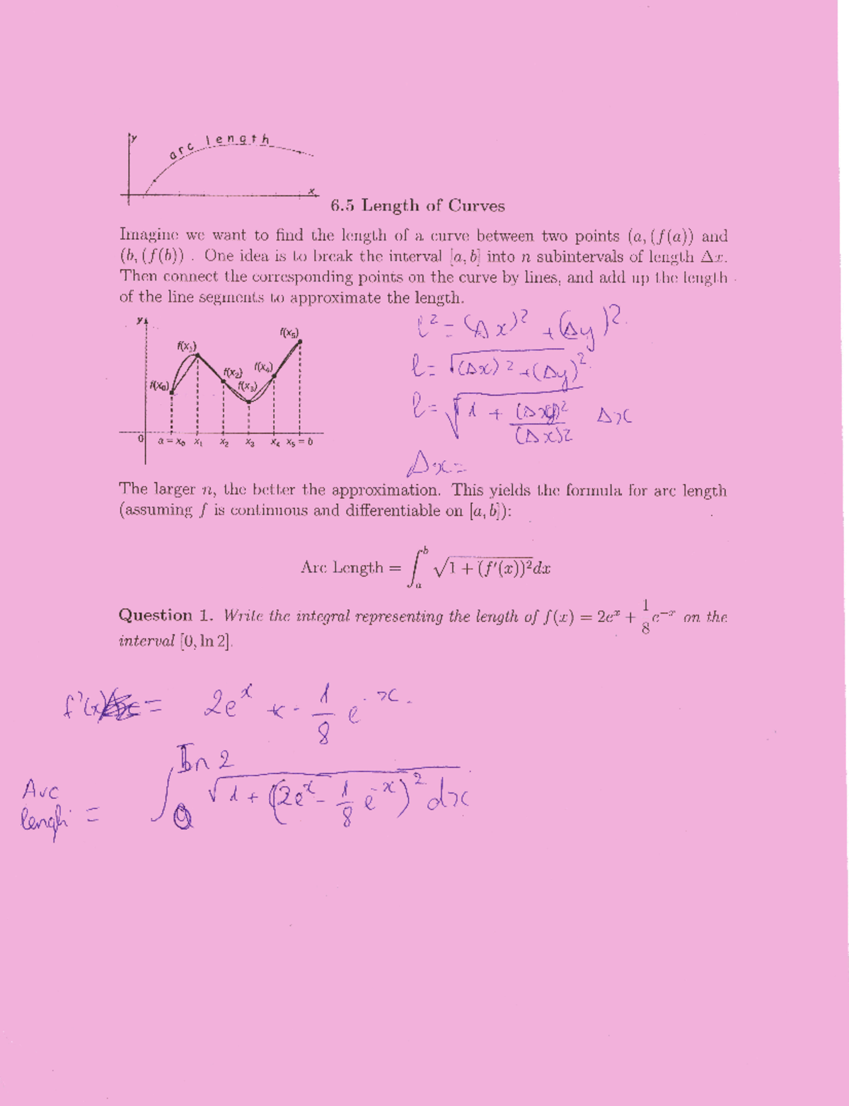 6 - note for solution - MATH 181 - UIC - Studocu