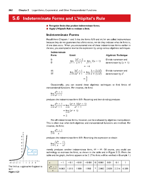 CALC 18 - CALC 18 NOTES - 378 Chapter 5 Logarithmic, Exponential, and ...