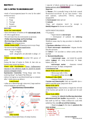 Sterilization and Disinfection - BACT 211 : BACTERIOLOGY LECTURE 2 ...