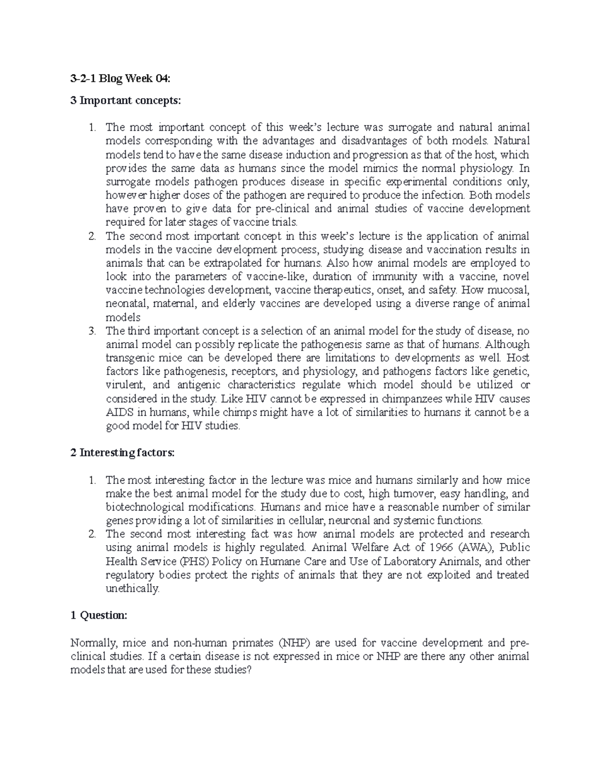 3 2 1 Blog Week 04 Lecture Summary 3 2 1 Blog Week 04 3 Important Concepts The Most 