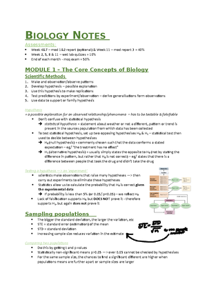 Bio - Notes - BIO THE SCIENTIFIC METHOD Method Make an observation and ...