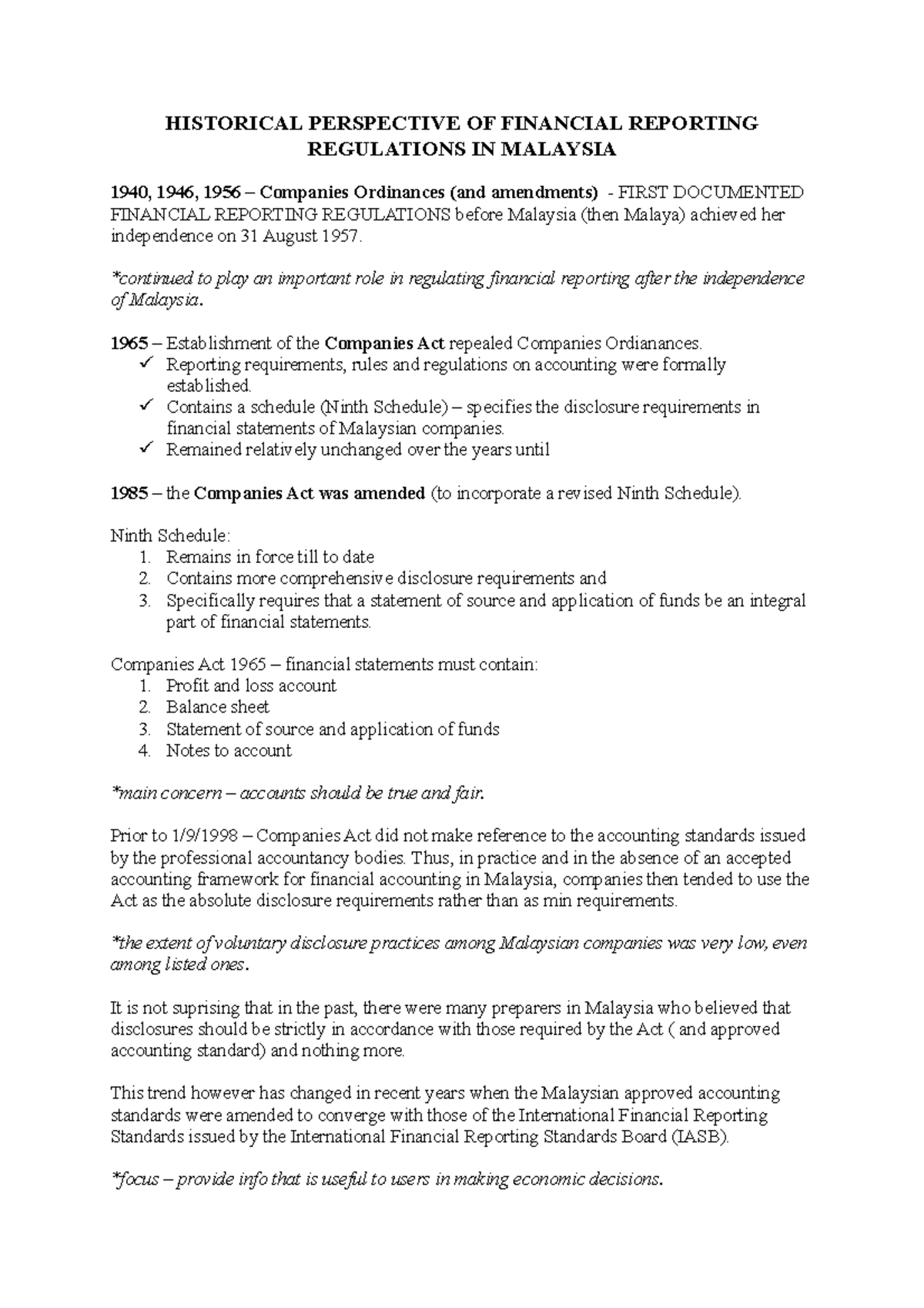 255792937 Historical Perspective of Financial Reporting Regulations in ...