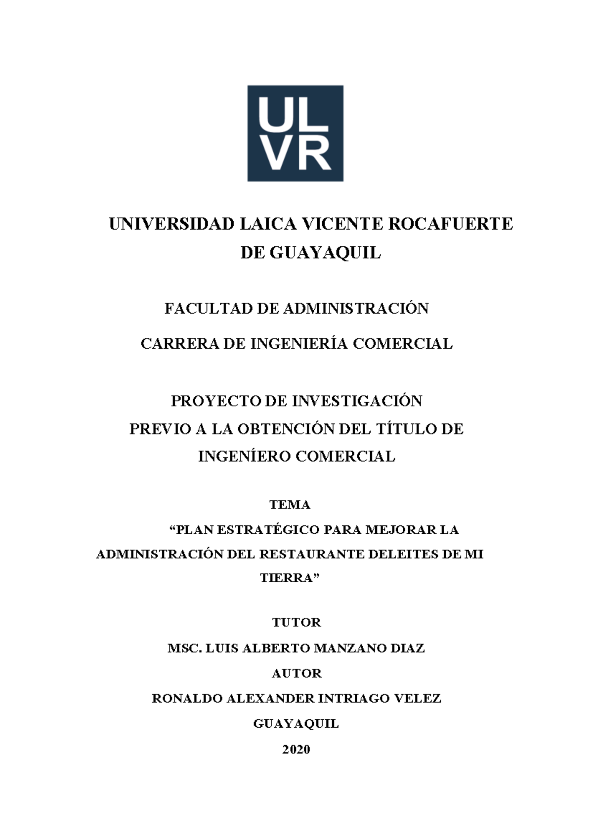 T-ULVR-3422 - COMP ORG - UNIVERSIDAD LAICA VICENTE ROCAFUERTE DE ...