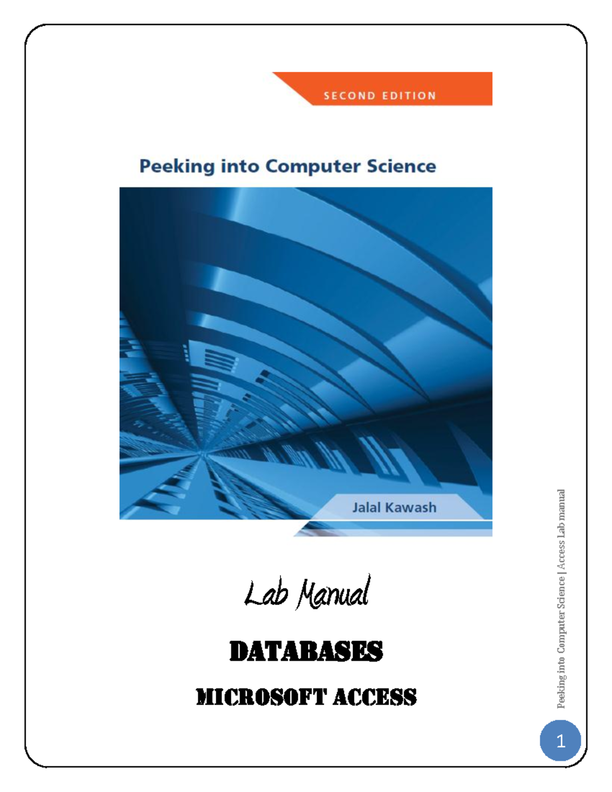 Access-lab-manuel - Access-lab-manuel - 1 Peeking into Compu ter ...