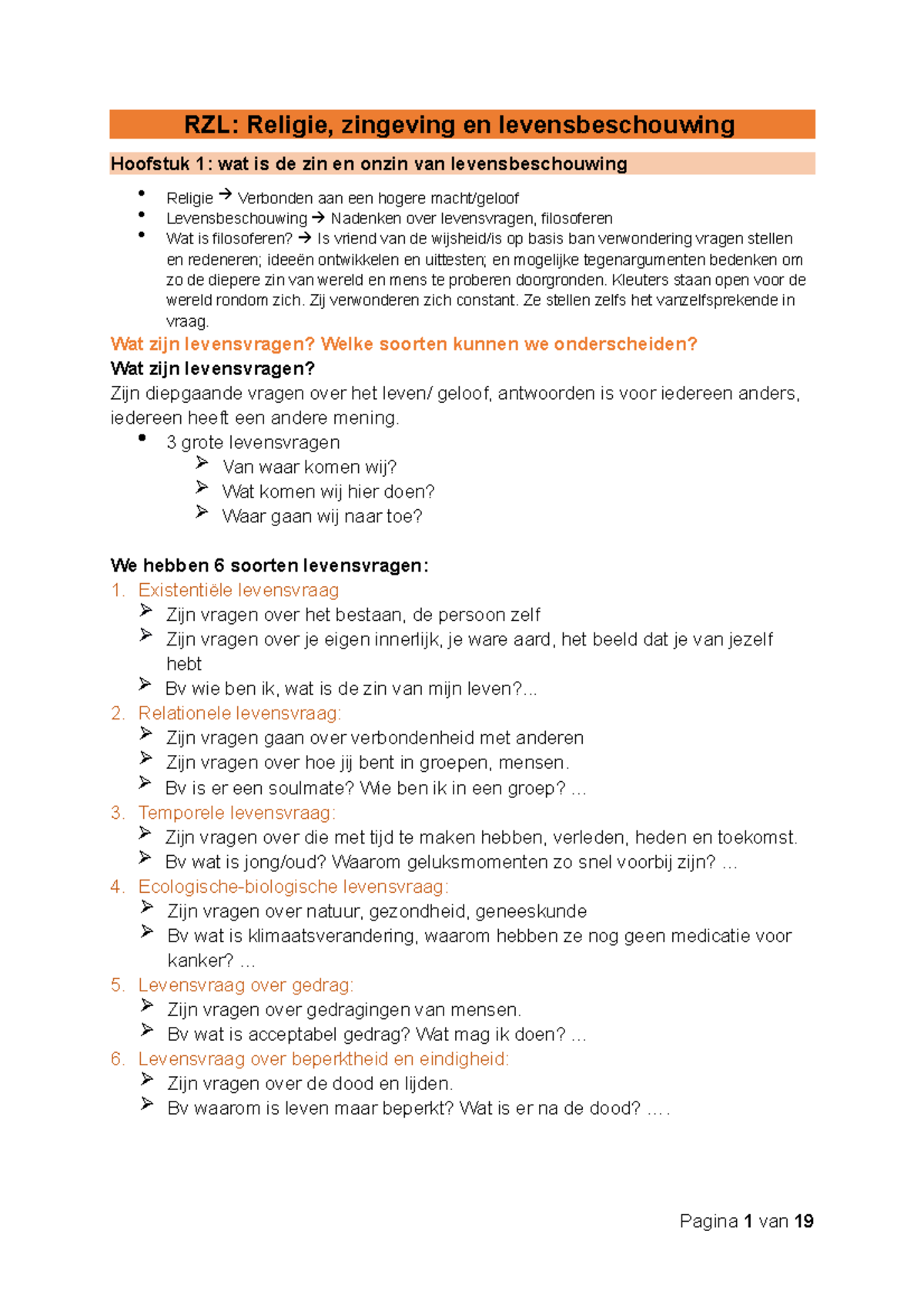 RZL samenvattingen - Een samenvatting met duidelijke voorbeelden ...