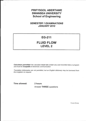 EG-211 Exam Paper TB1 22-23 - Page 1 of 3 Faculty of Science and ...