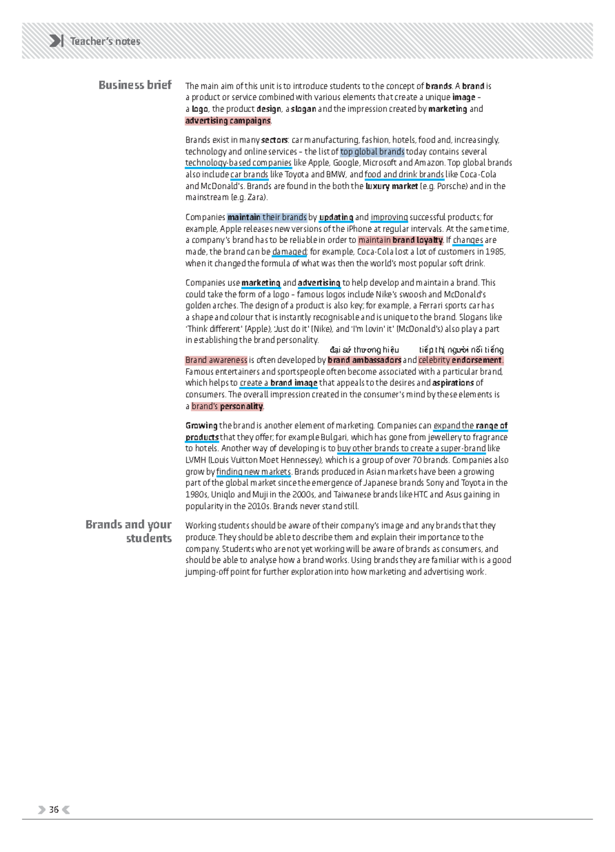 B1+ U2 Concept - 36 Teacher’s notes The main aim of this unit is to ...