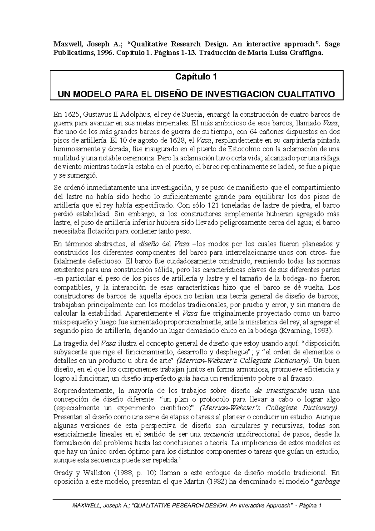 10 - Maxwell - Capitulo 1 - Un modelo para el diseño de investigacion ...