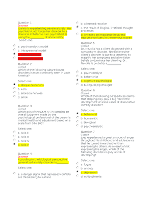 Question Chap6 - notes - Question 1 Correct Mark 1 out of 1 Flag ...