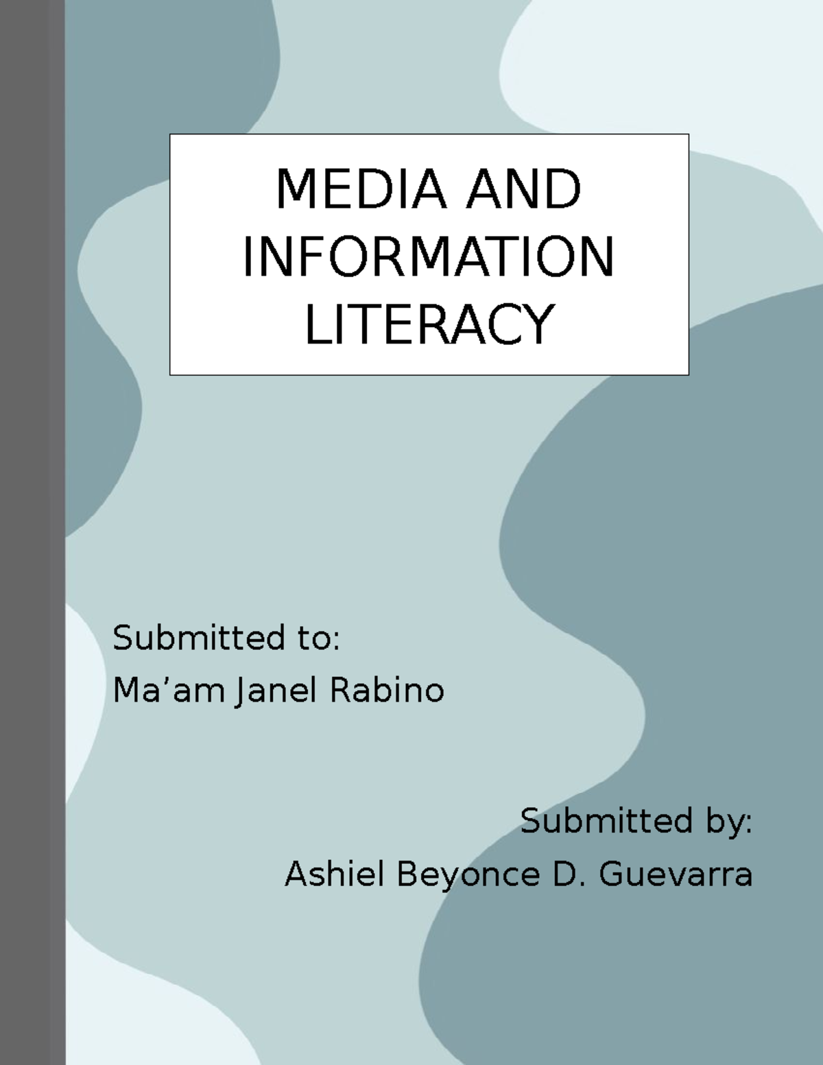 MIL Q4 Module 2 - Submitted to: Ma’am Janel Rabino Submitted by: Ashiel ...