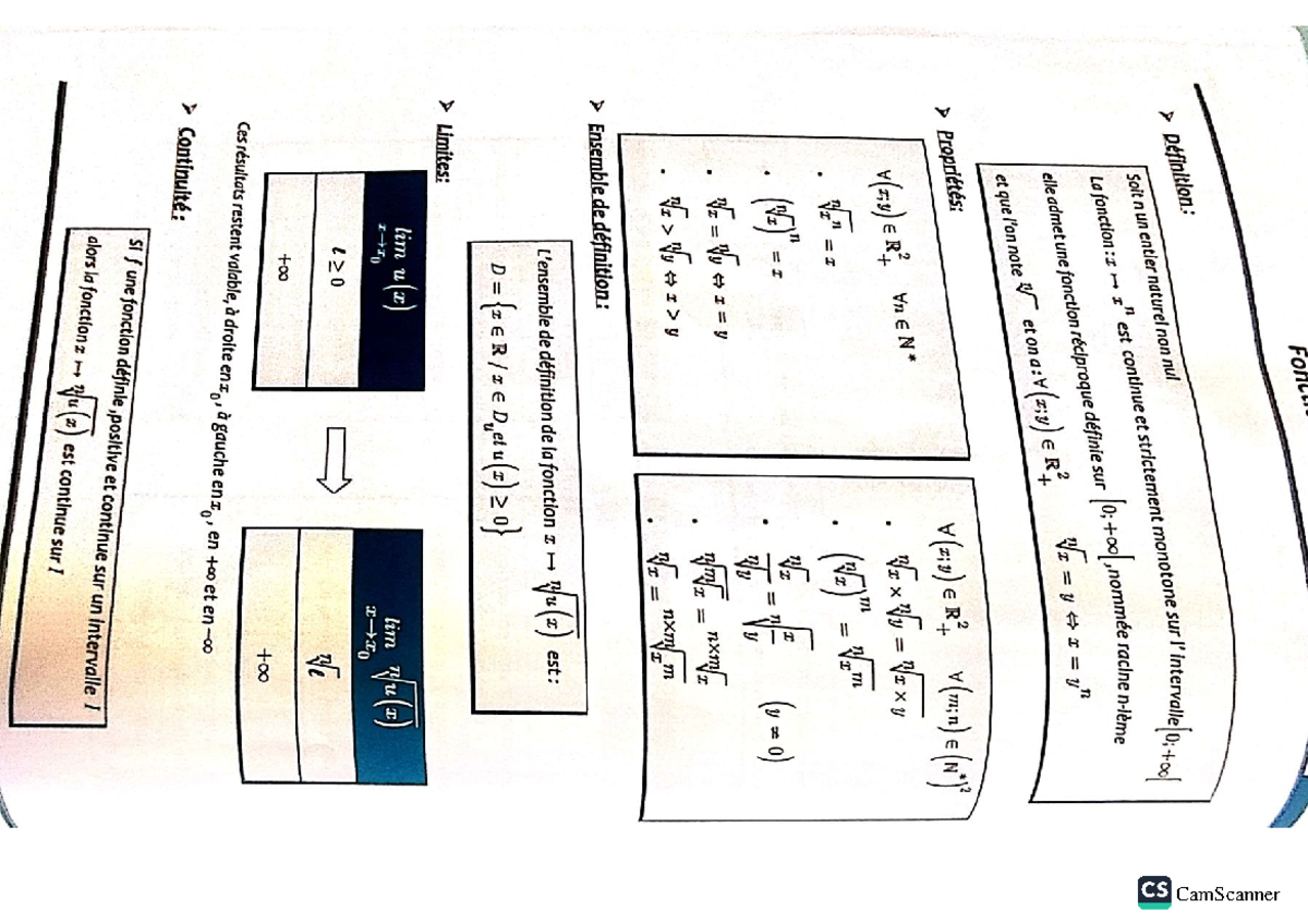Chapitre 3 - Analyse mathématique - Studocu