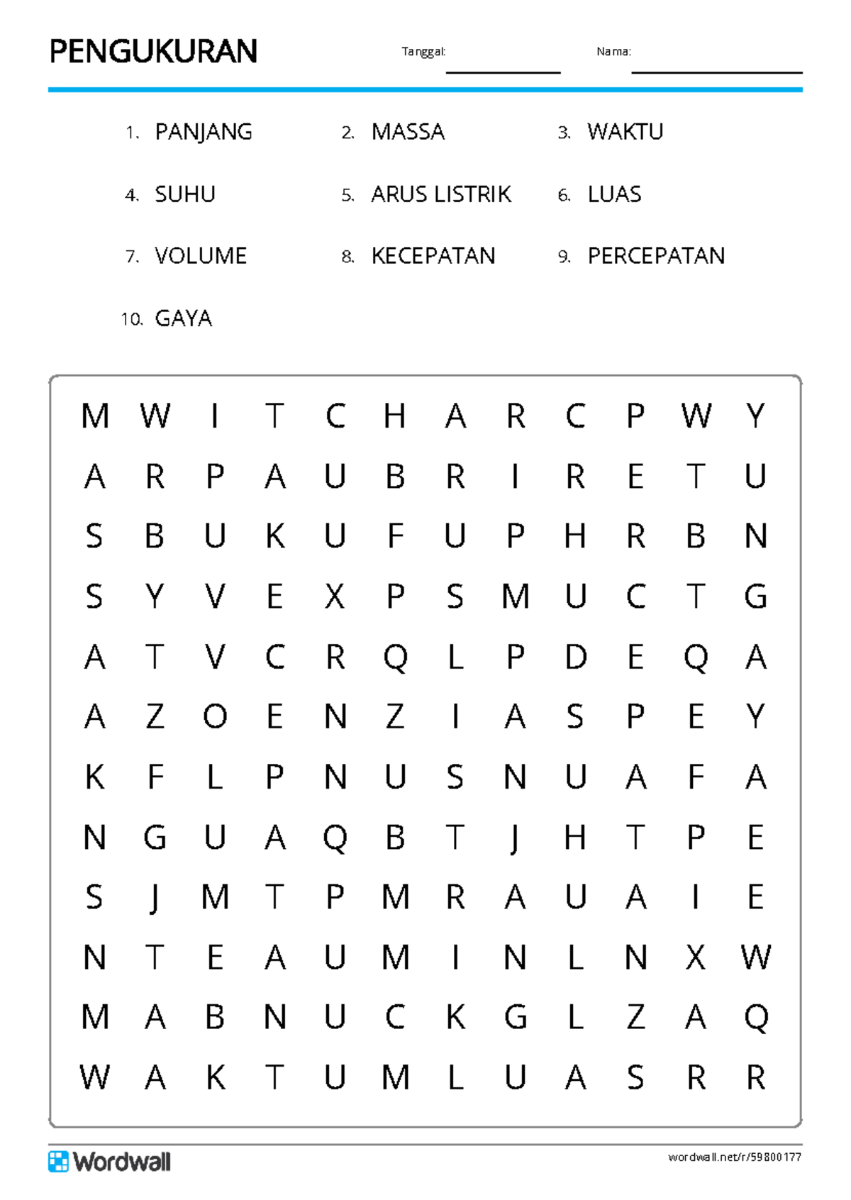 Pengukuran - G U A Q B T J H T P E S J M T P M N R A A N Z I A S P E Y K F L P N U S N U F A U A ...