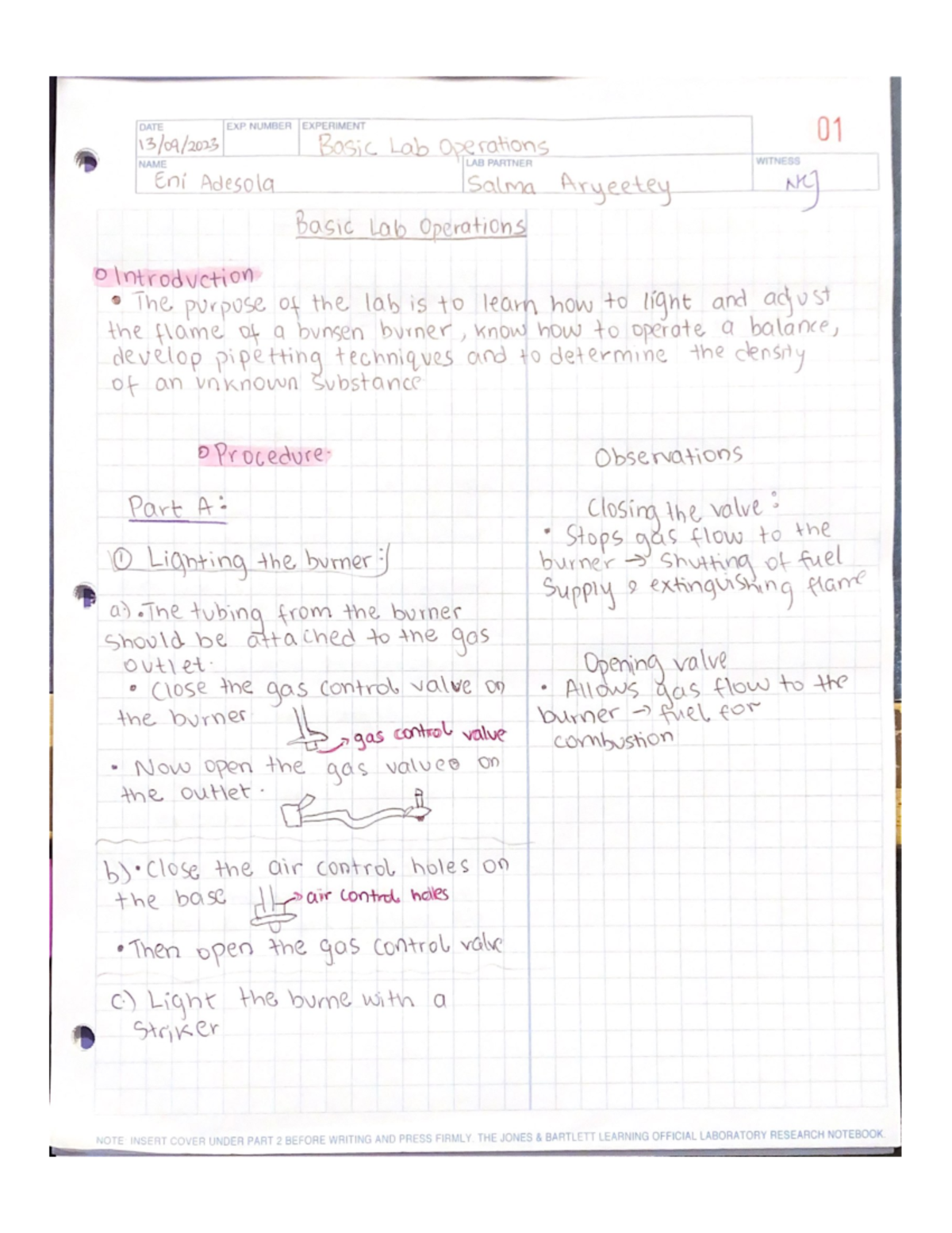 Basic Lab Operations - CHEM 351 - Studocu