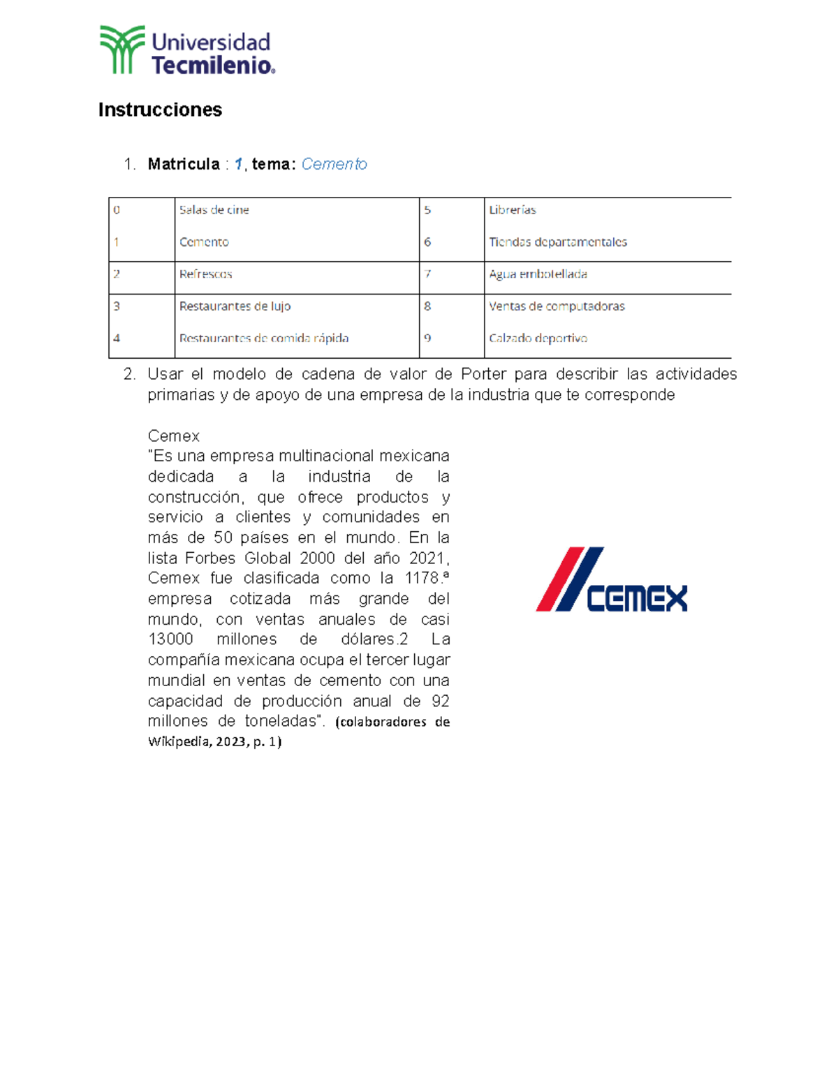 Tecnologias act 1 - actividad 1 de texto y investigacion de una empresa ...
