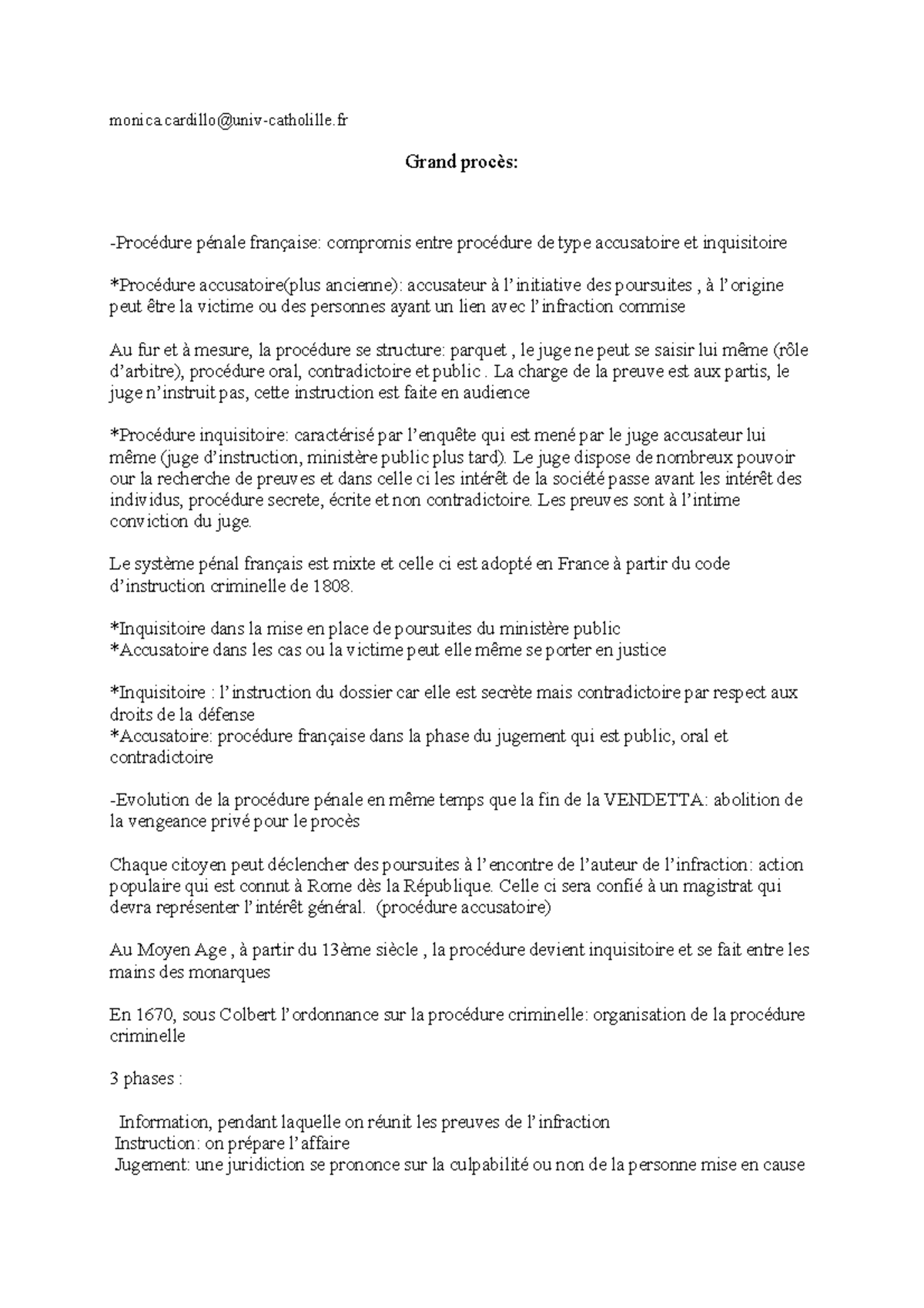 Grands procès - droit Grand proces cours - monica@univ-catholille Grand ...