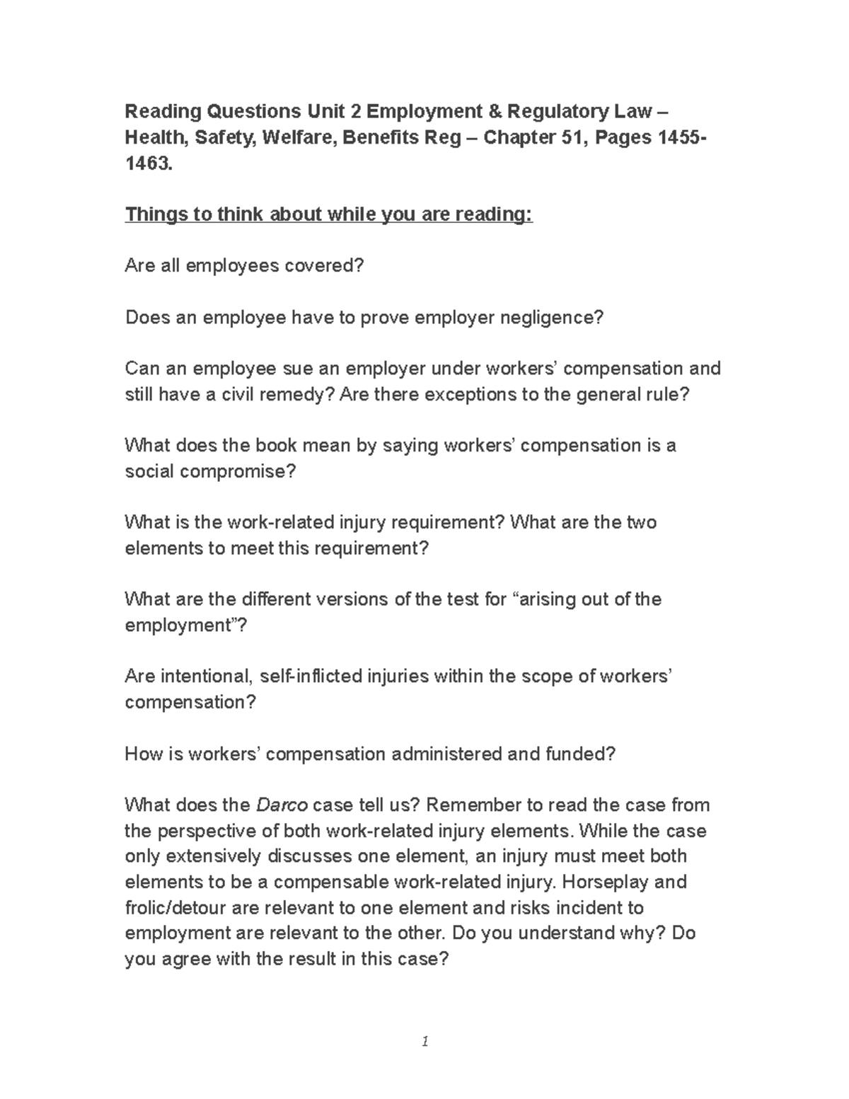 RQ Unit 2 set 4 - Employment %26 Regulatory Law %E2%80%93 Health%2C ...