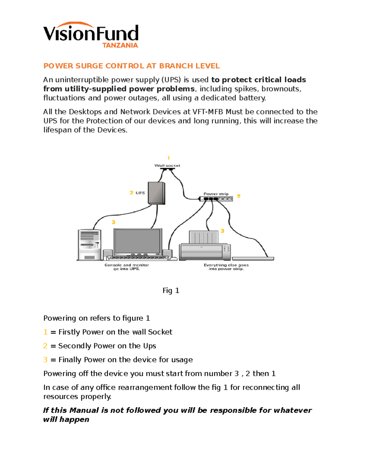 Power Surge Control AT Branch Level - POWER SURGE CONTROL AT BRANCH ...