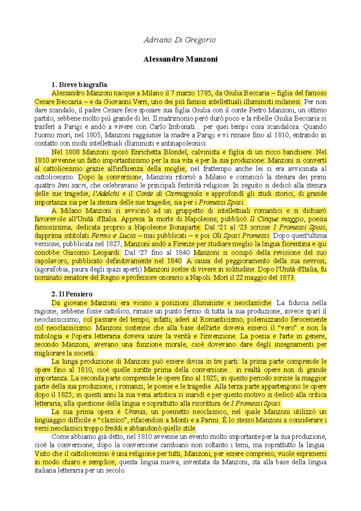 1681805290852 19 - Riassunto su Alessandro Manzoni utile per studiare ...