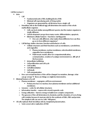 Cell Biology Lecture 12 - Cell Biology The Nucleus As The Command ...