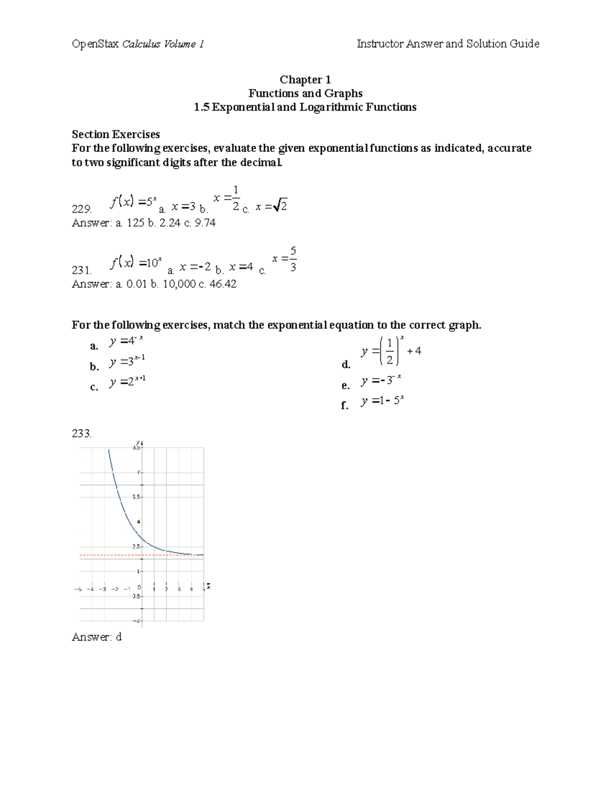 Calculus Volume 1 SASG 01 05 - Chapter 1 Functions and Graphs 1 ...