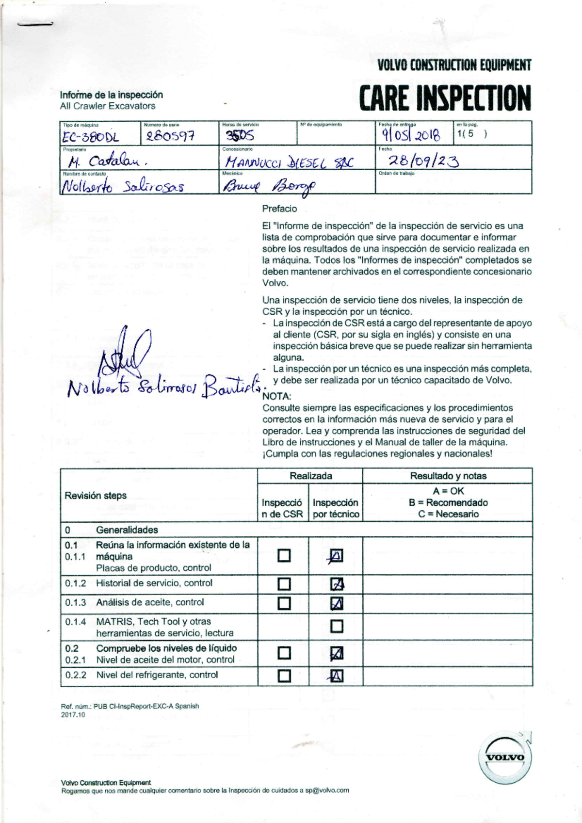 CARE Inspection 280597 - educacion inicial - Studocu