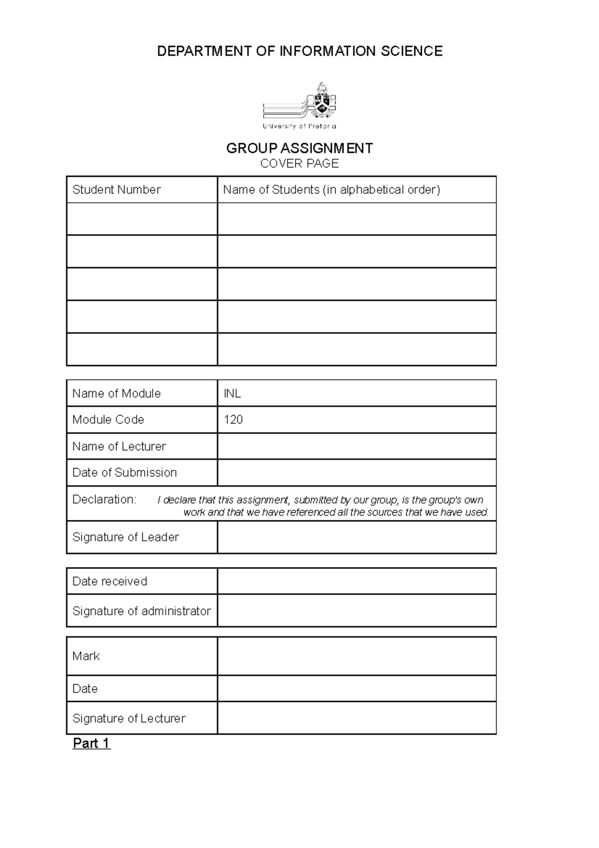 MIR Activity 5 - practical - DEPARTMENT OF INFORMATION SCIENCE GROUP ...