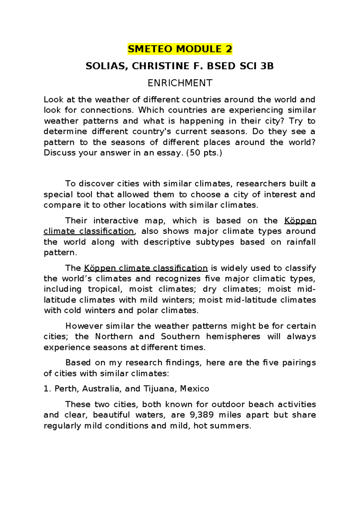 METEOROLOGY- SMETEO INTRODUCTION TO Module 2 Enrichment- WATCH THE VIDEO - SMETEO MODULE 2 ...