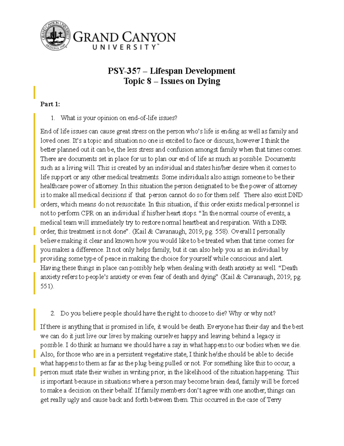 PSY-357-T8-RS-Issueson Dying Worksheet 2 - PSY-357 – Lifespan ...