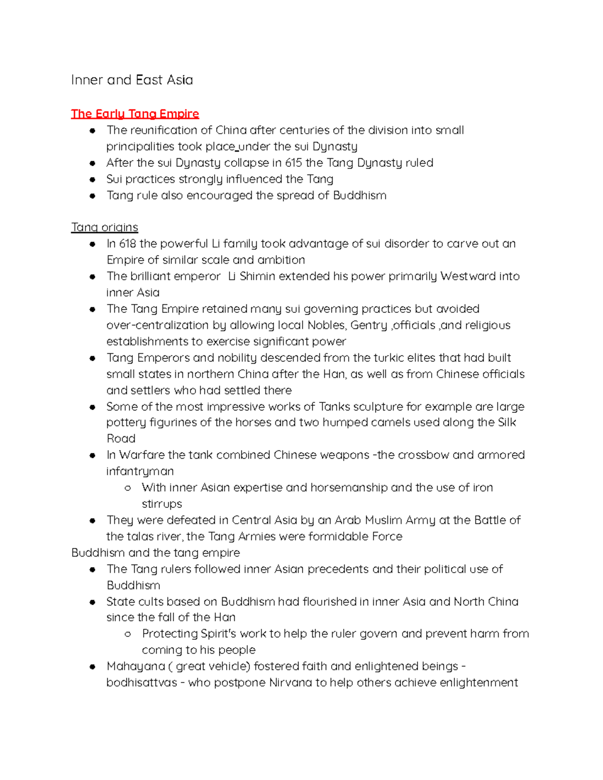 Inner and East Asia - A symbol of China's political Supremacy these and ...