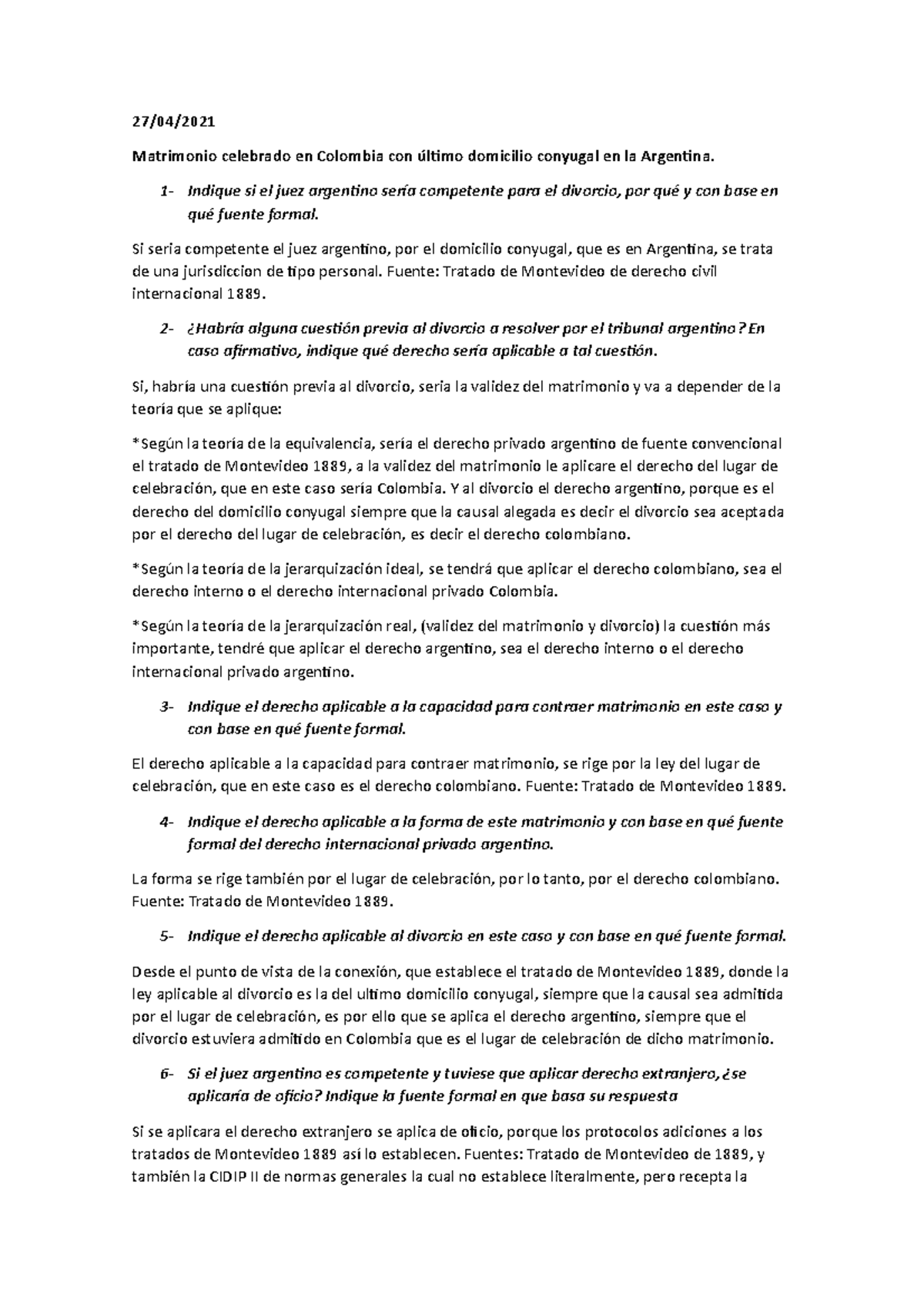 27-04-21 - rtgh yujikol hjkl - 27/04/ Matrimonio celebrado en Colombia ...