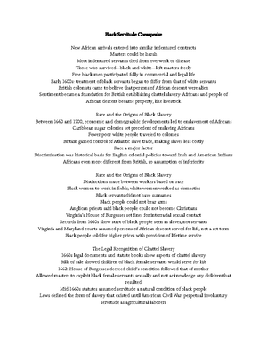 Black People in Colonial north america part 1 - The people of North ...