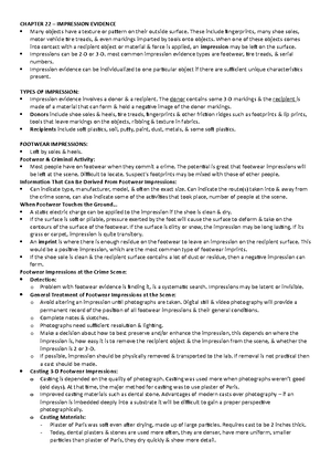 Chapter 2 Crime Scene Investigation - CHAPTER 2 – CRIME SCENE ...