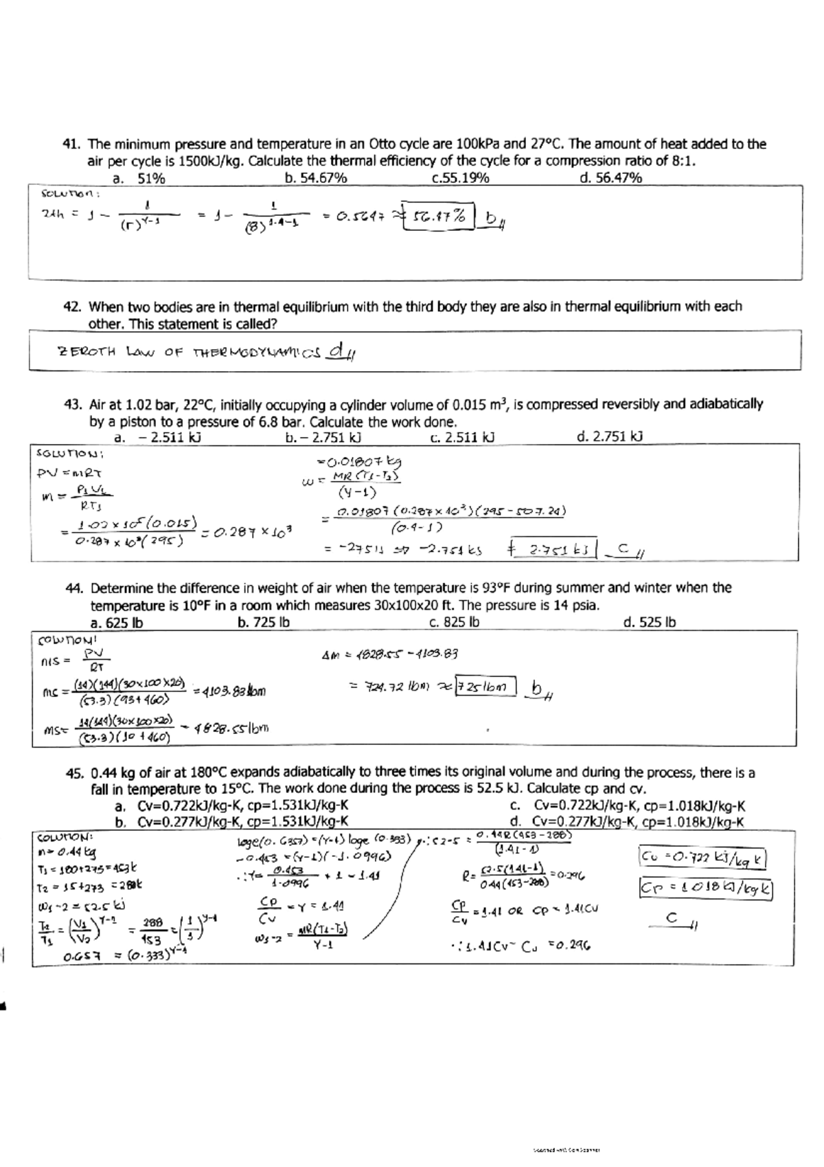 Thermodynamics LA 4.ESAS Part 8 - Electrical Engineering - Studocu