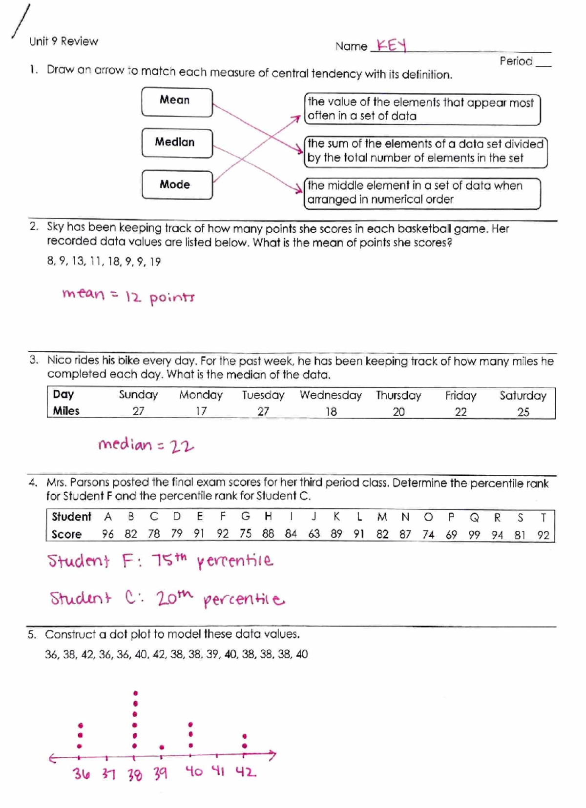Unit 9 Review Packet Answers - Studocu