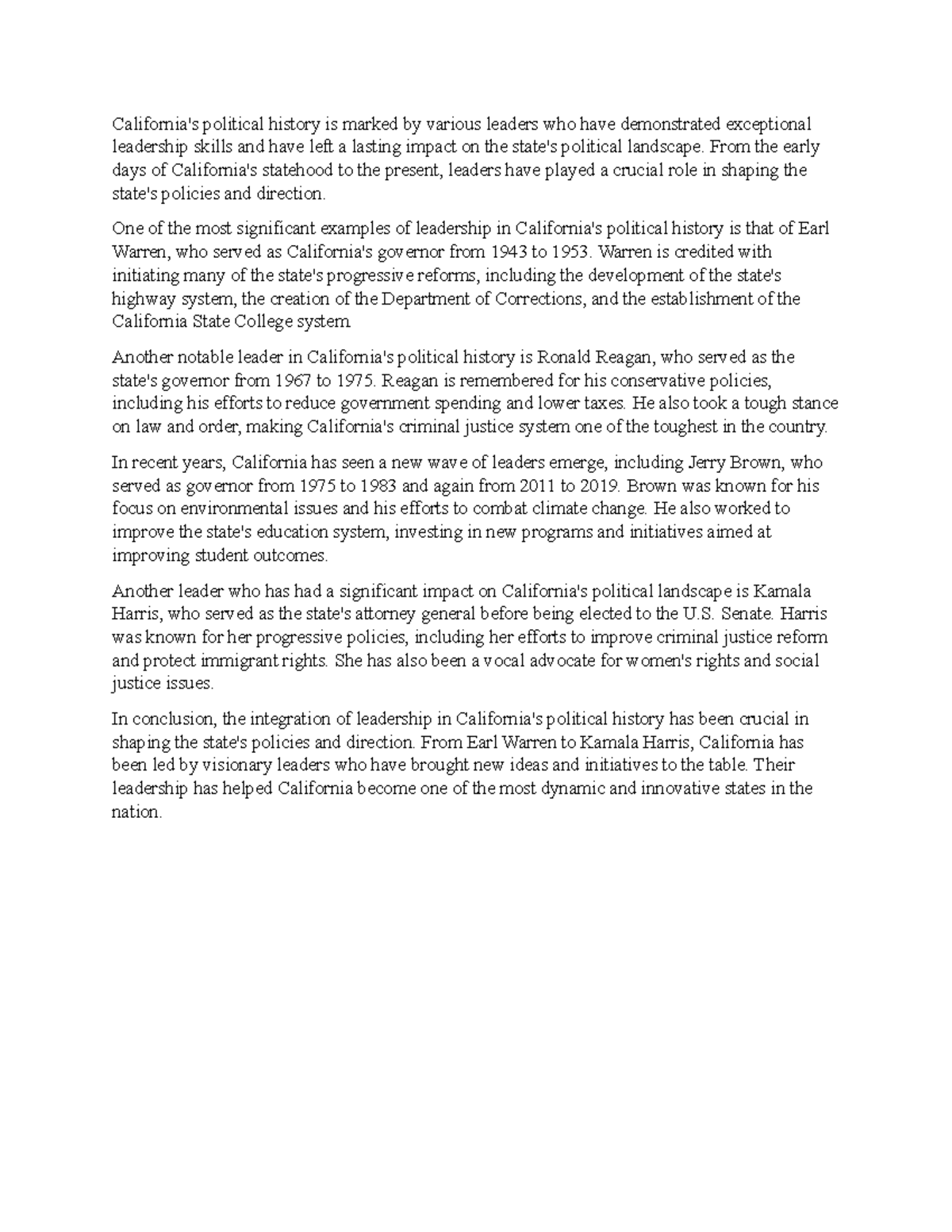 California - From the early days of California's statehood to the ...