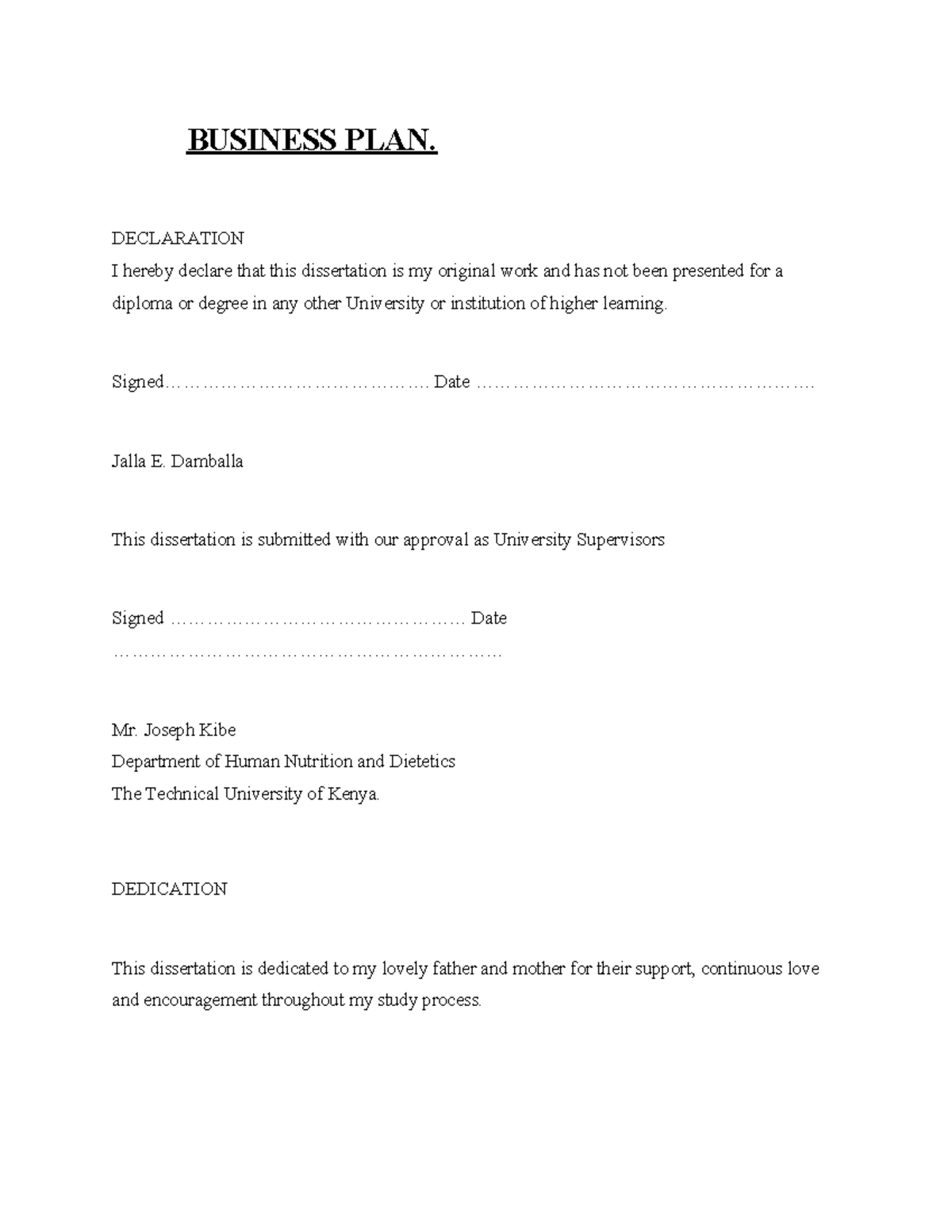 Revision question in food science and product development - BUSINESS ...