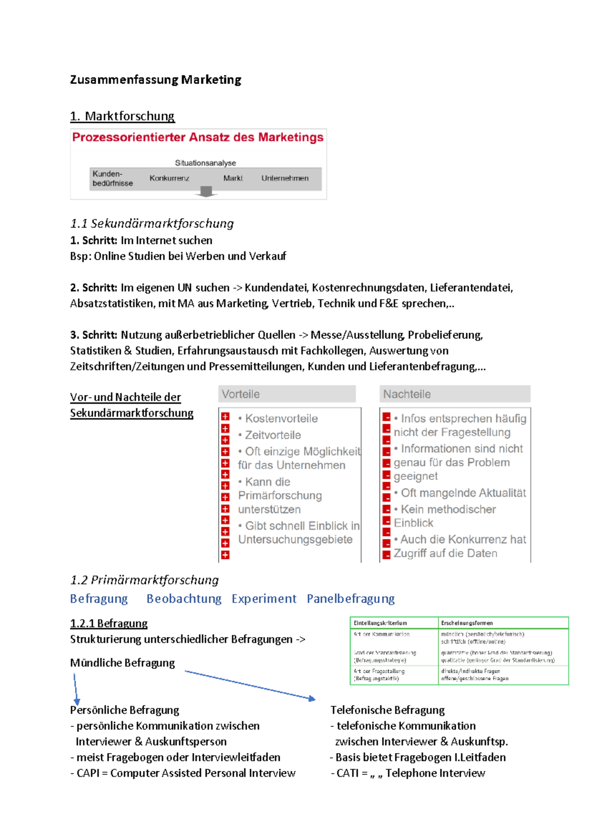 Marketing Zusammenfassung - Warning: TT: undefined function: 32 Warning: TT: undefined function ...