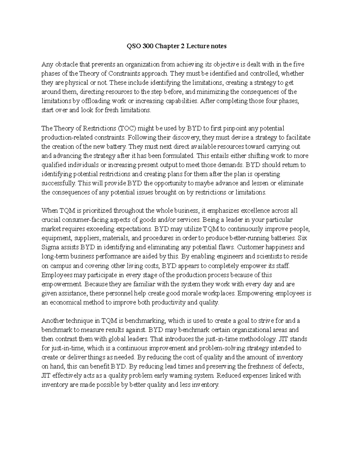 QSO 300 Chapter 2 Lecture notes - QSO 300 Chapter 2 Lecture notes Any ...