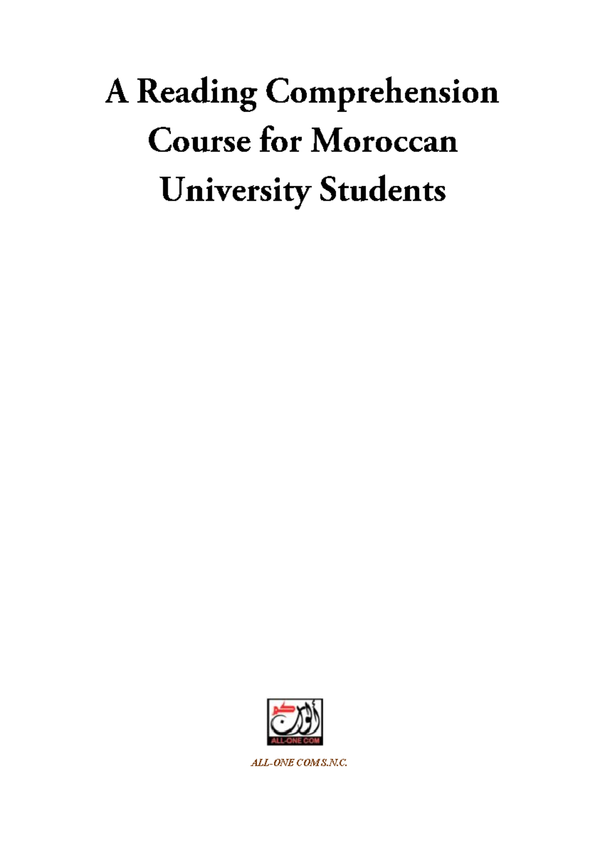 Reading Comprehension - Contents Introduction - Studocu