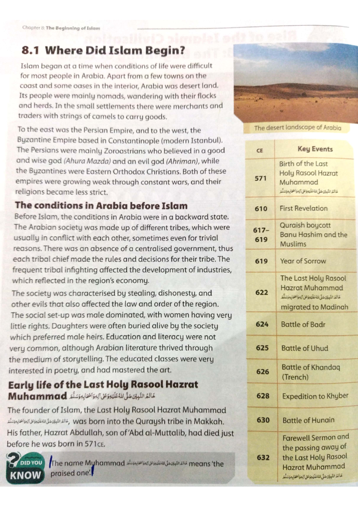 Pre O History The Riseof Islam - History and culture of Pakistan - Studocu