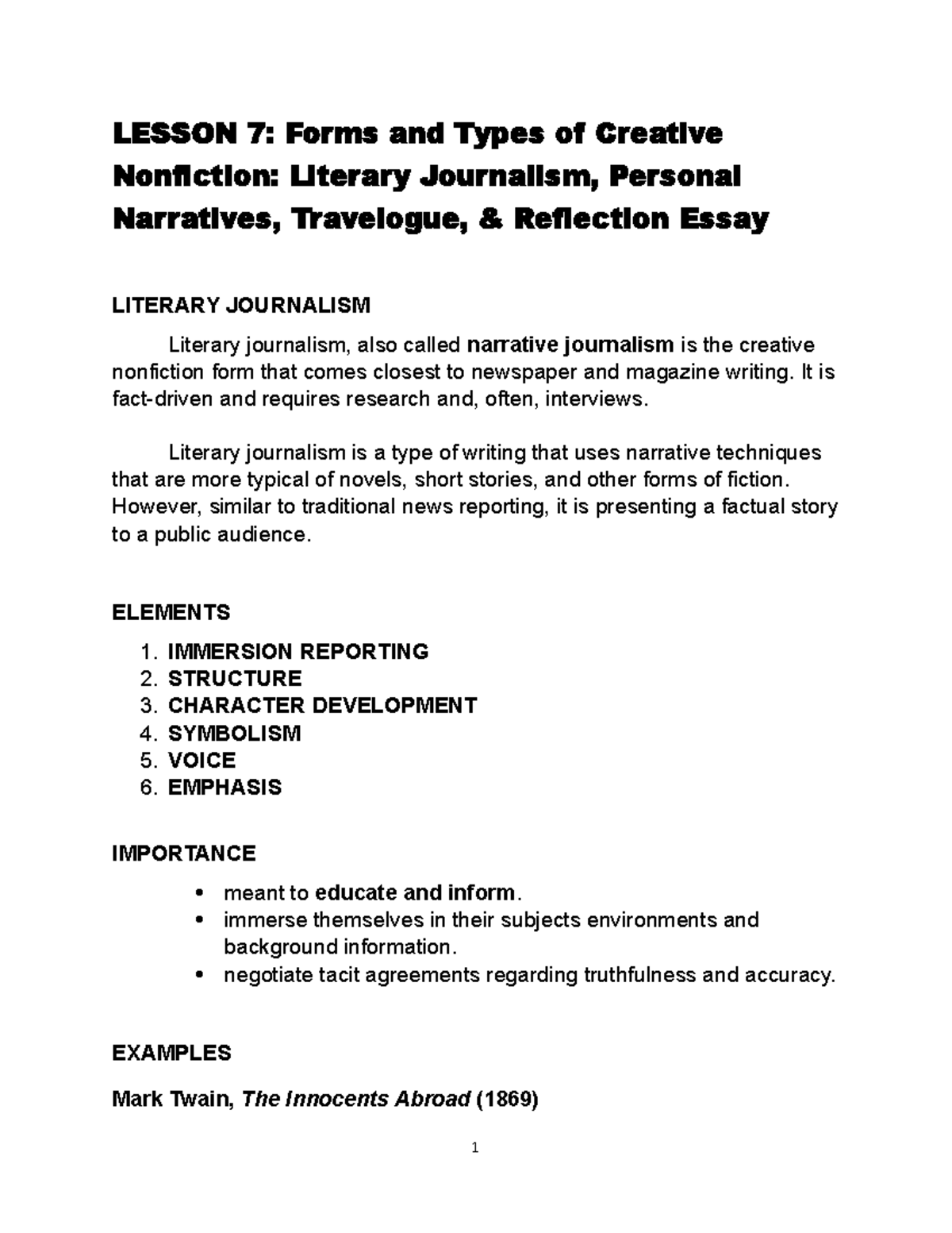 Lesson 7 Group 5 CNF FOR Visual - LESSON 7: Forms and Types of Creative ...