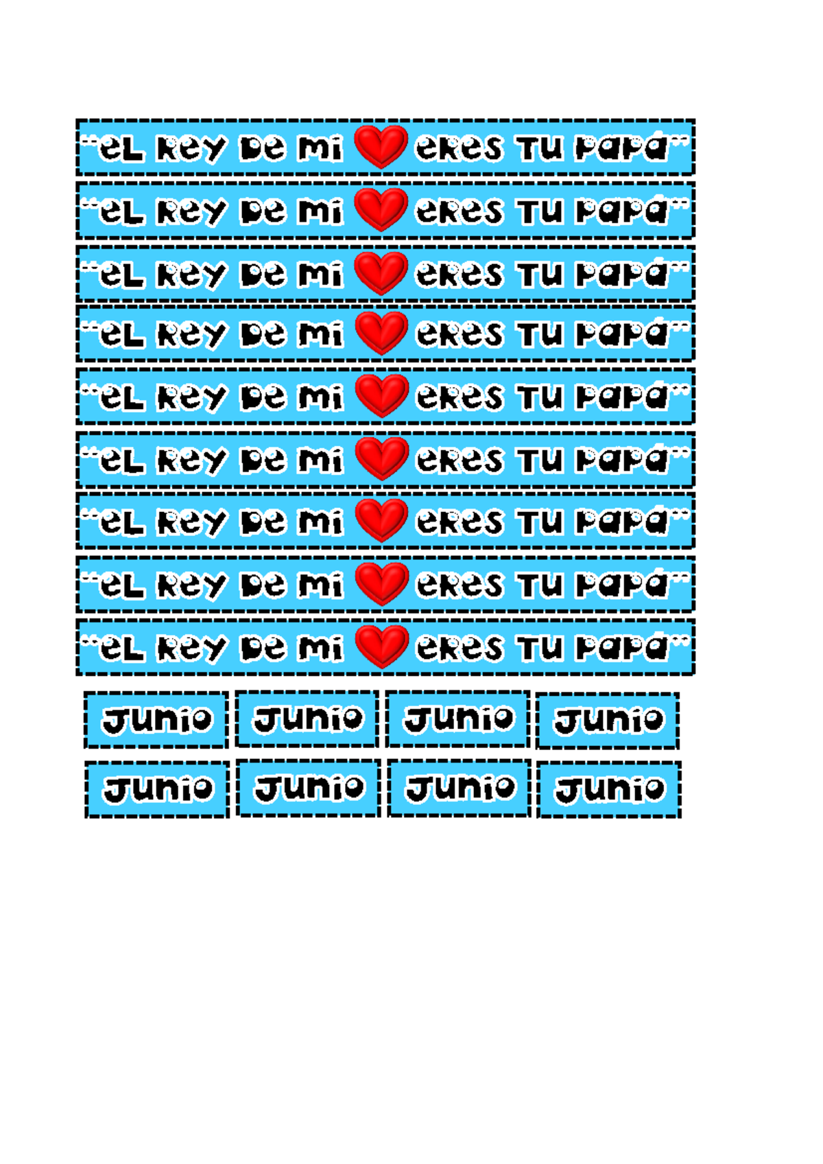 Portada DE Junio - periódico mural - eL Rey pe mi eres papa eL Rey pe ...